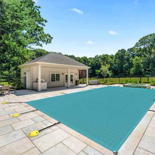 Winter Rectangle Inground Swimming Pool Heavy Duty Safety Cover ...