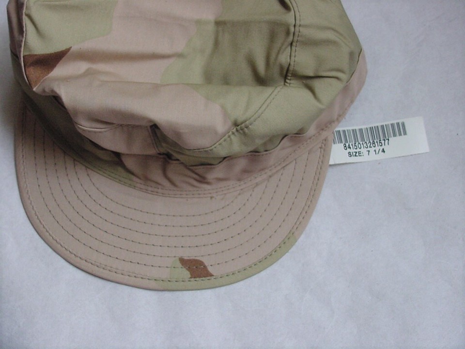 US AIR FORCE CAP CAMOUFLAGE PATTERN CLASS 2 SZ 7¼ - VINTAGE USAF HAT ...