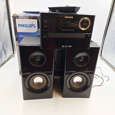 Phillips Music System CD Bluetooth MP3 USB AM/FM BTM2180/37 W Remote ...