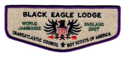 Boy Scout OA 482 Black Eagle Lodge 2007 World Jamboree Flap | eBay