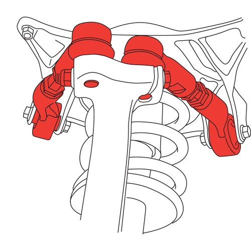 SPC Performance 81373 Alignment Caster / Camber Control Arm Front Upper ...