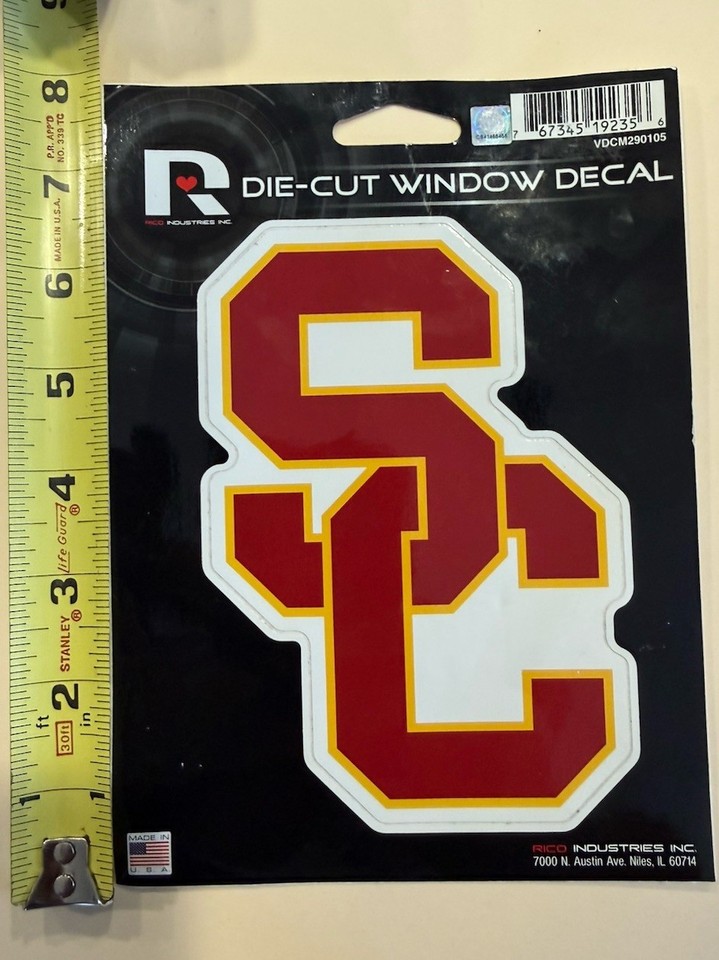 RCD Designs USC Uni Southern California Trojans Die-Cut Sticker Window ...