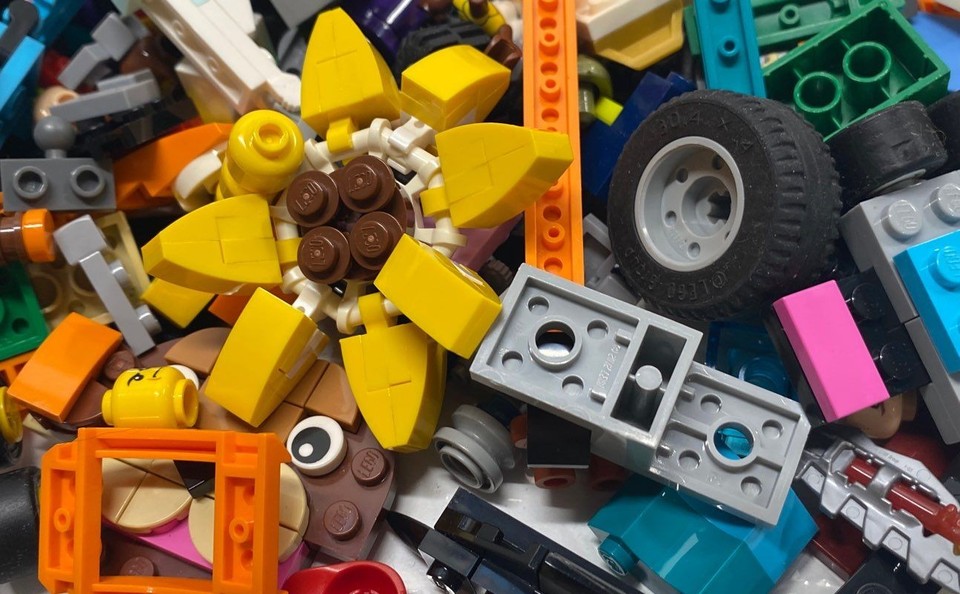 Mixed Lego Minifigure Parts & Accessories Bundle (6X9 Bag) | eBay