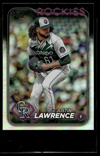 2024 Topps Series 1 Rainbow Foil Justin Lawrence Colorado Rockies #259 ...