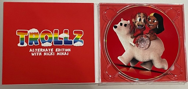 Tekashi 69 6ix9ine Nicki Minaj Trollz CD Single Autographed Signed in ...