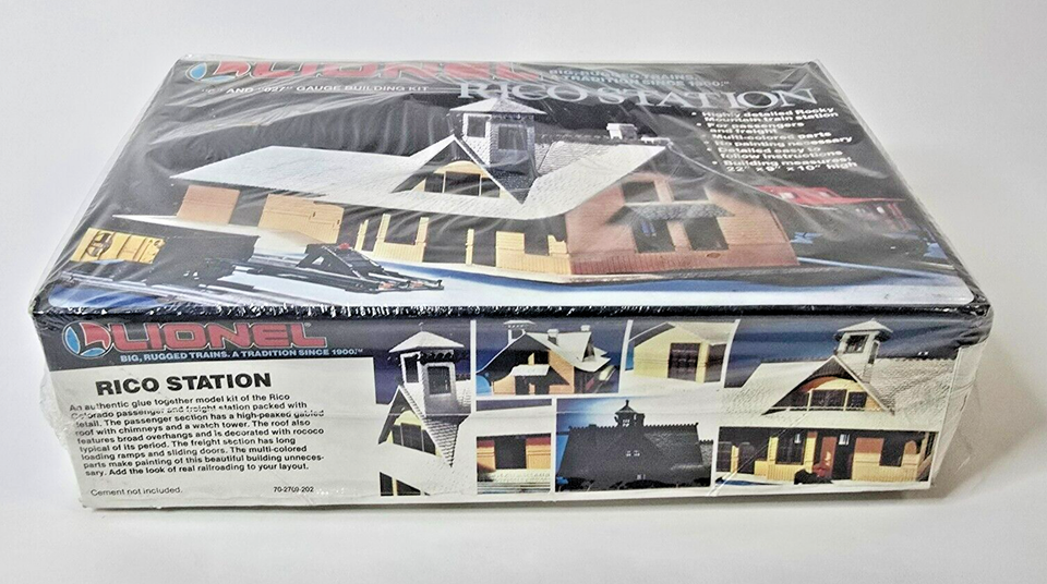 Vintage Lionel O Scale Rico Station Train Building 6-2709 Parts Sealed ...