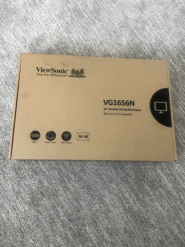 ViewSonic VG1656N 16" 1200p IPS Wireless Portable Monitor Brand New 766907030310| eBay