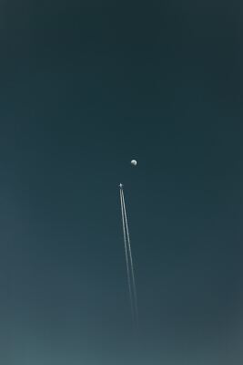 Aircraft sky airplane clear moon vehicle Custom Gaming Mat Desk 2517 | eBay