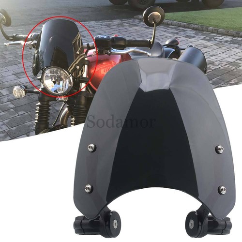 Custom Windshield Windscreen Brackets For Triumph Bonneville Bobber ...