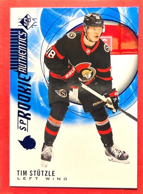 Tim Stutzle ~ 2020-21 Upper Deck SP ~ SP Rookie Authentics ~ Blue RC | eBay