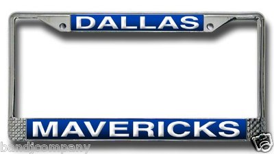 Dallas Mavericks laser Chrome License Plate Frame New Car Must | eBay