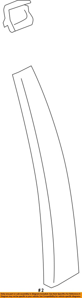 GM OEM 16-23 Malibu Front Door Exterior Trim-Applique 84258758 | eBay