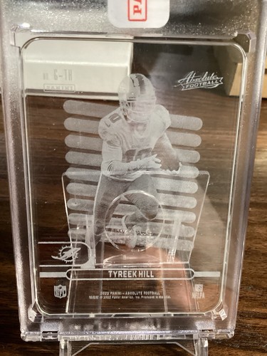 Tyreek Hill Absolute Glass Football Card | eBay
