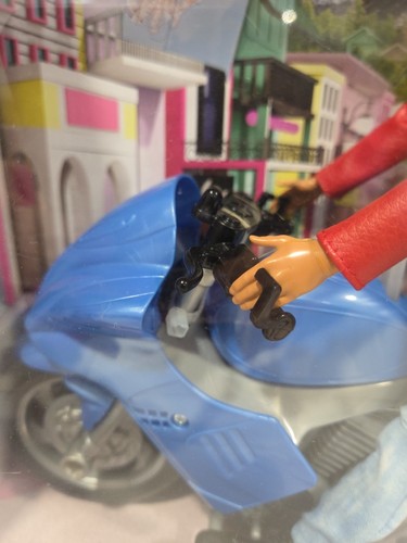 RARE NRFB Barbie Pink Passport Ken Doll with Motorcycle | eBay