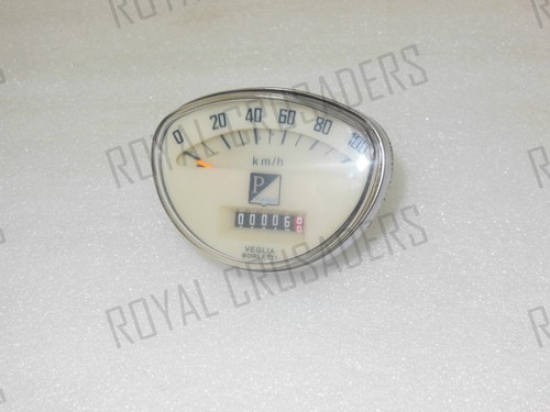 NEW VESPA SPEEDOMETER 100 KMPH ET3 PV SS SUPER SPRINT SS50 #VP295 ...