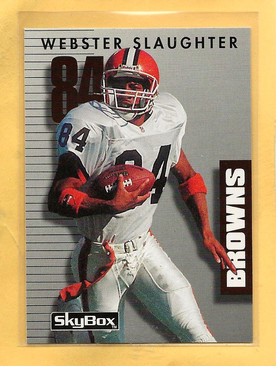 WEBSTER SLAUGHTER - 1992 Skybox Primetime - #154 - Browns - Comb ...