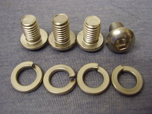 Ford Essex & Kent 711M STAINLESS STEEL Fan Belt Pulley BUTTON Bolts ...