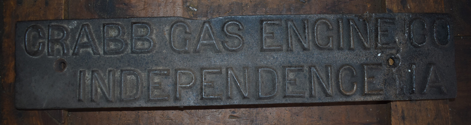 RARE Vintage Crabb Gas Engine Independence IA Hit & Miss Engine ...