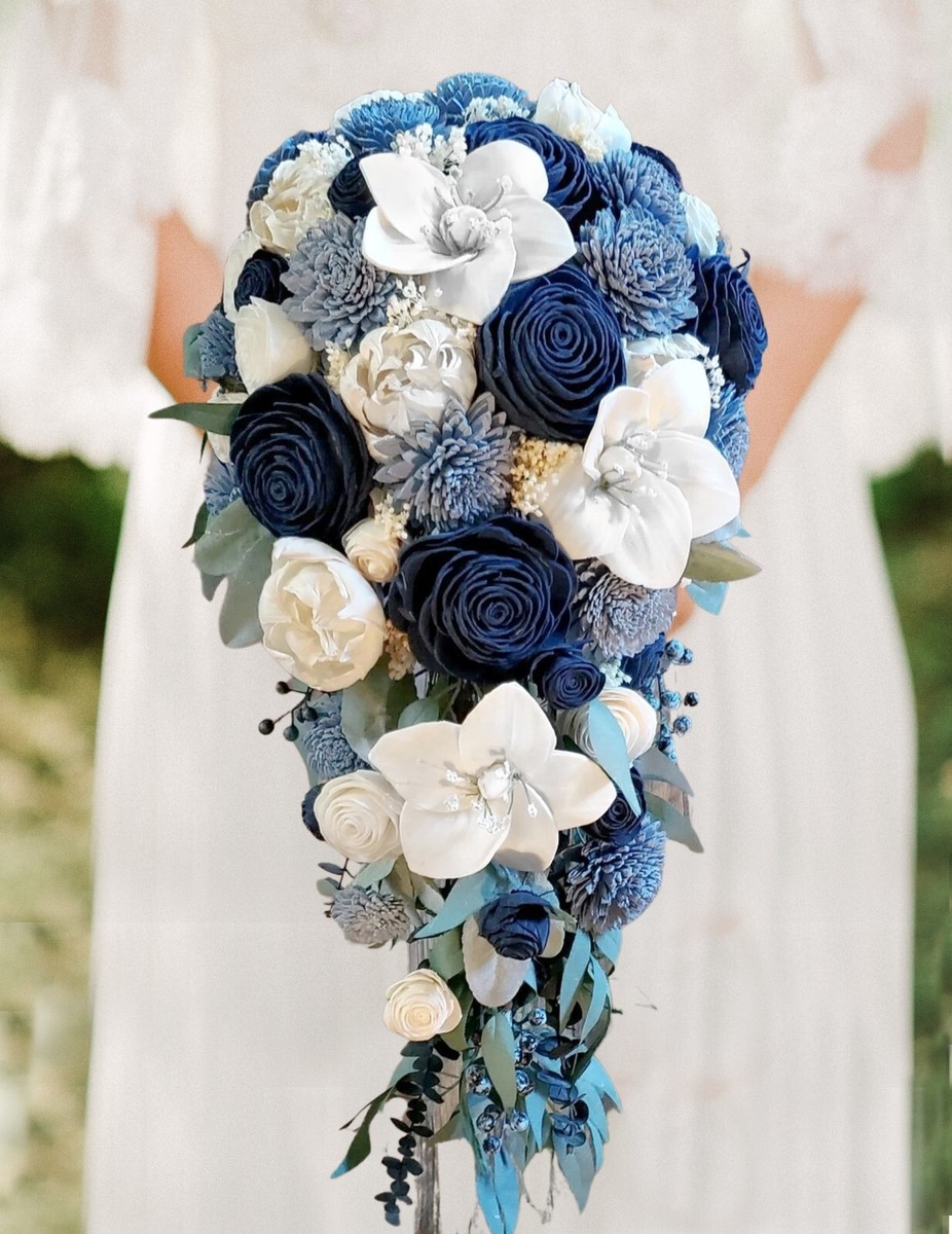 Navy blue flowers for weddings 60 photos - Astyledwedding.com