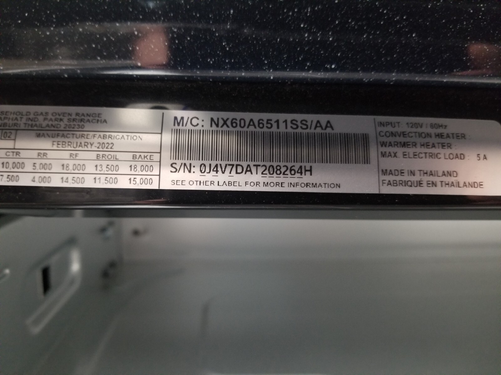 Genuine SAMSUNG Range Oven, Wire Rack Set of 2 # DG75-01001D | eBay