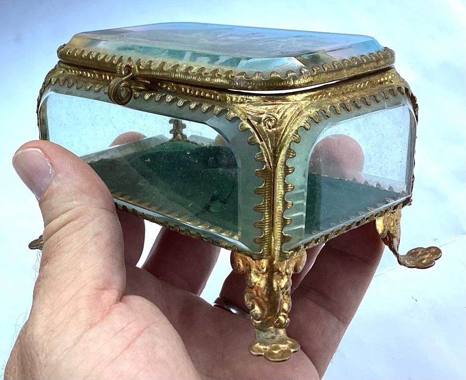 BOÎTE BIJOUX 1922 ORLÉANS STATUE JEANNE D’ARC PLACE DU MARTOIS JEWEL ...