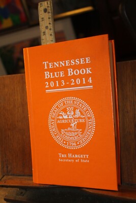 Tennessee Blue Book 2013-2014 Signed Representative David Hawk | eBay