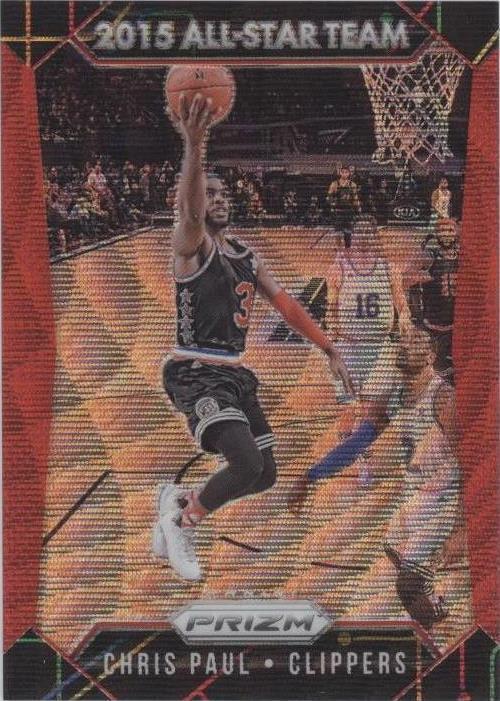 2015-16 Panini Prizm - All-Star Team Chris Paul #372 Ruby Wave Prizm ...