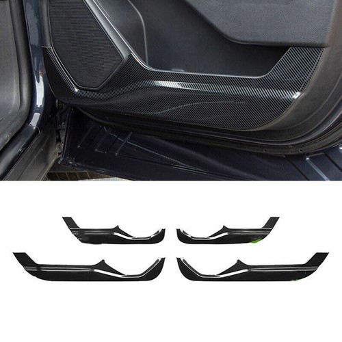 For Ford Explorer 20-23 Carbon Fiber Steel Interior Door Anti-Kick ...