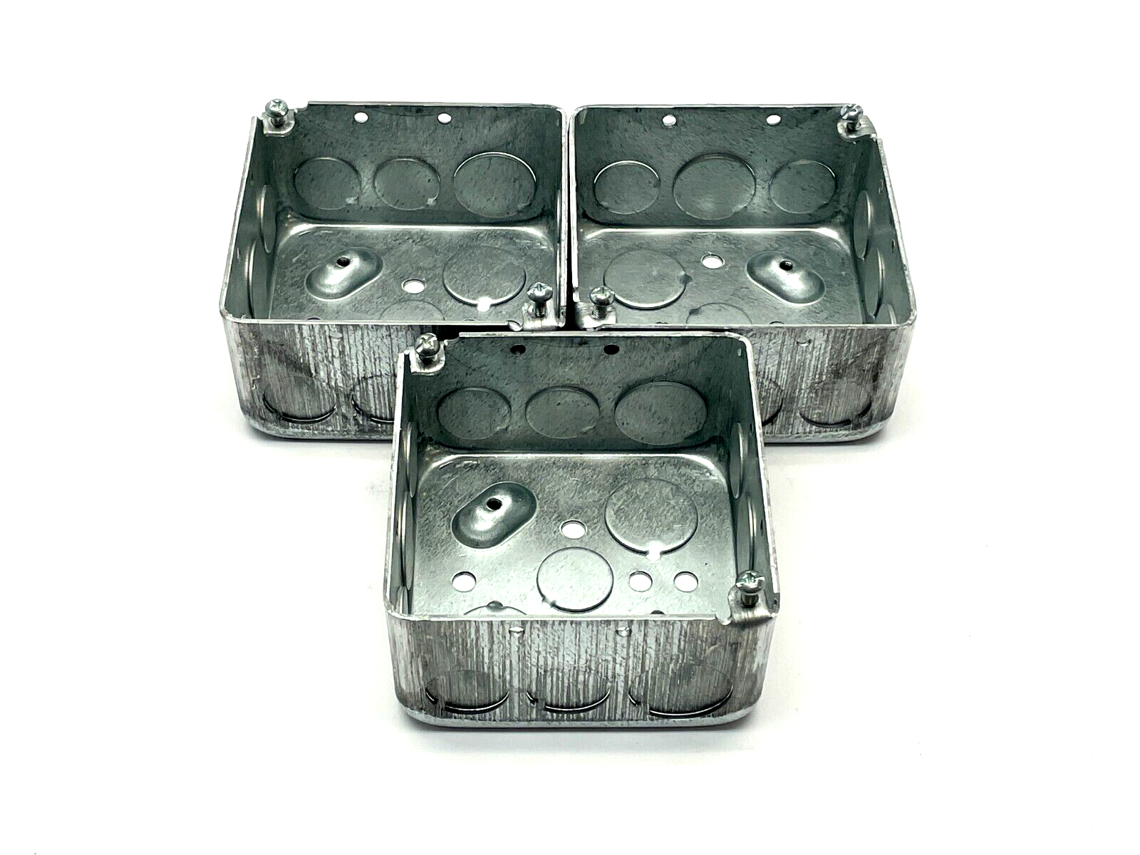 Eaton Crouse Hinds TP434 Square Electrical Box 4" LOT OF 3 | eBay