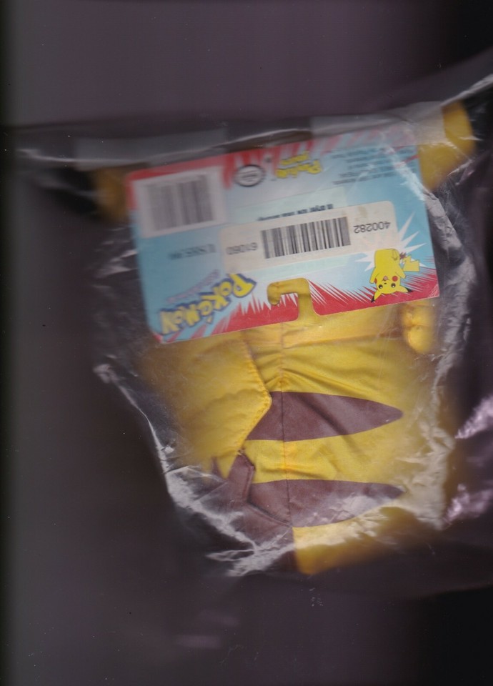 New 1999 Vintage Playfully Yours Pokemon Pikachu Bath Sponge Buddie 8 ...