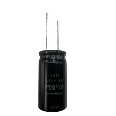 2pcs Electrolytic Radial Capacitors Voltage 150uF 400V Polarised +105°C ...