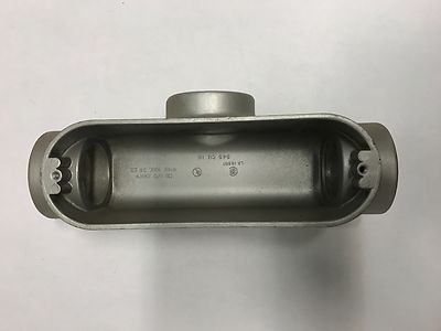2" ALUMINUM RIDGID TEE CONDULET CONDUIT BODY | eBay