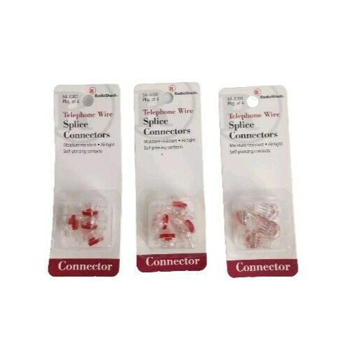 3 NOS Radio Shack Phone Wire Splice Connector (4-Pack) Catalog ...