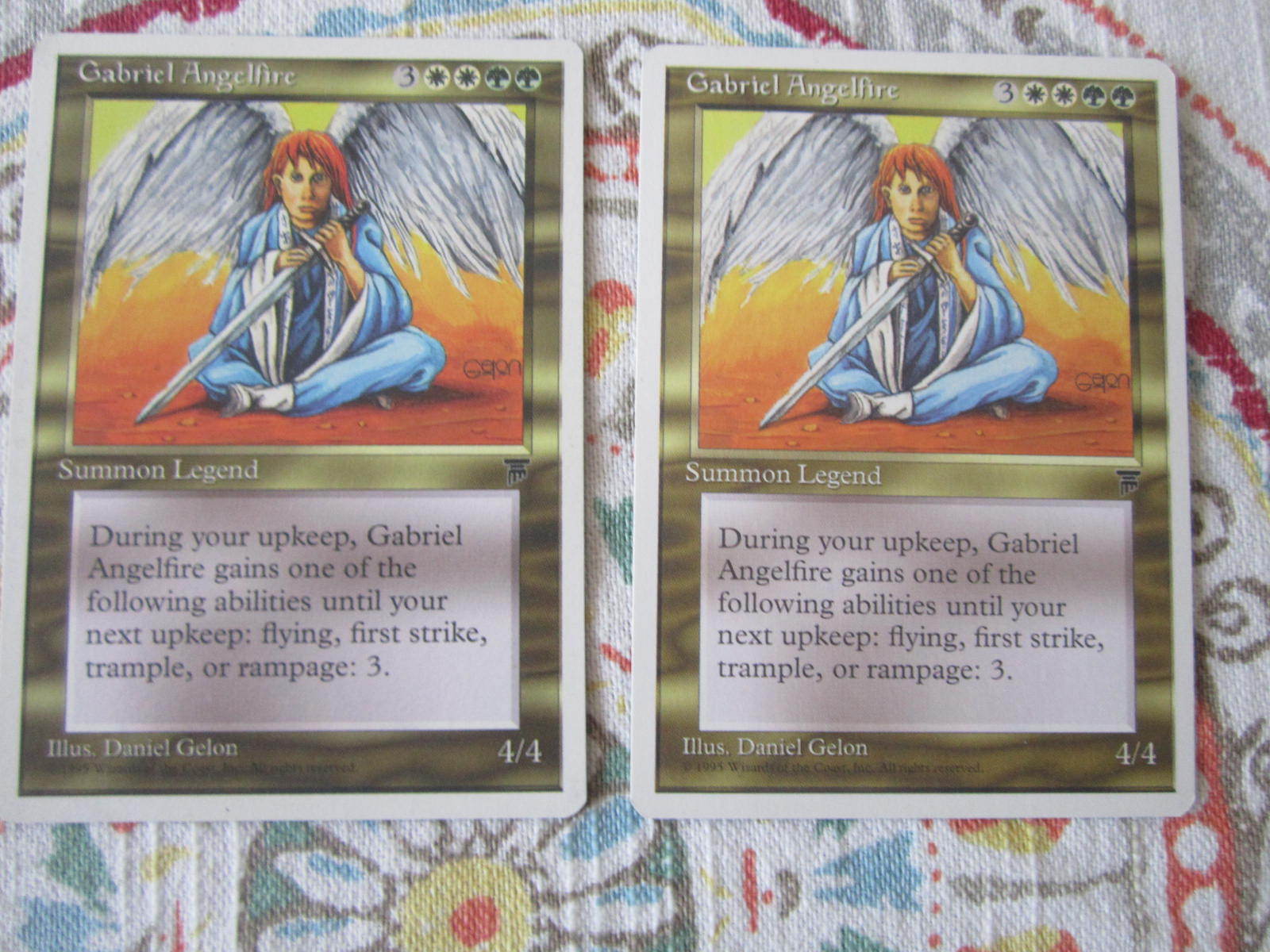 MAGIC THE GATHERING (MTG) GABRIEL ANGELFIRE x2 CARD CHRONICLES | eBay