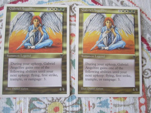 MAGIC THE GATHERING (MTG) GABRIEL ANGELFIRE x2 CARD CHRONICLES | eBay