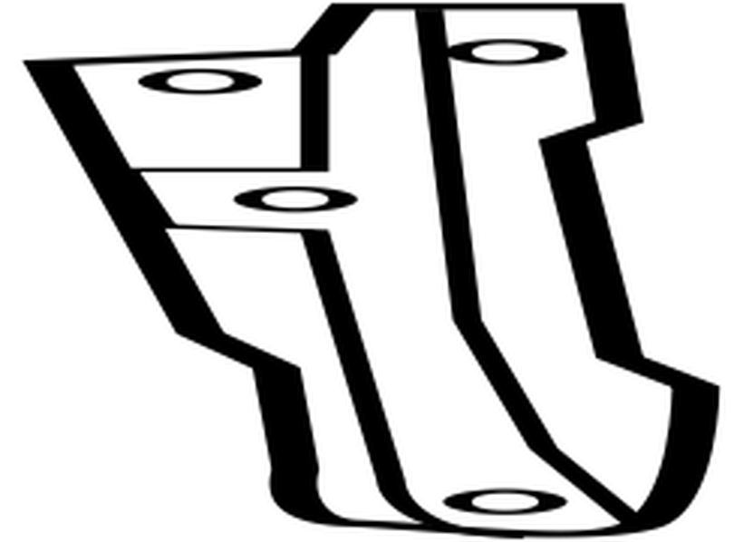 53217-30903 Toyota Brace, hood lock support 5321730903, New Genuine OEM ...