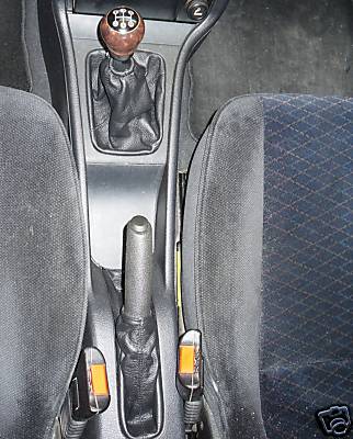 Opel Astra G 98-04 Gear Shift Brake Boot Genuine Black Leather | eBay UK