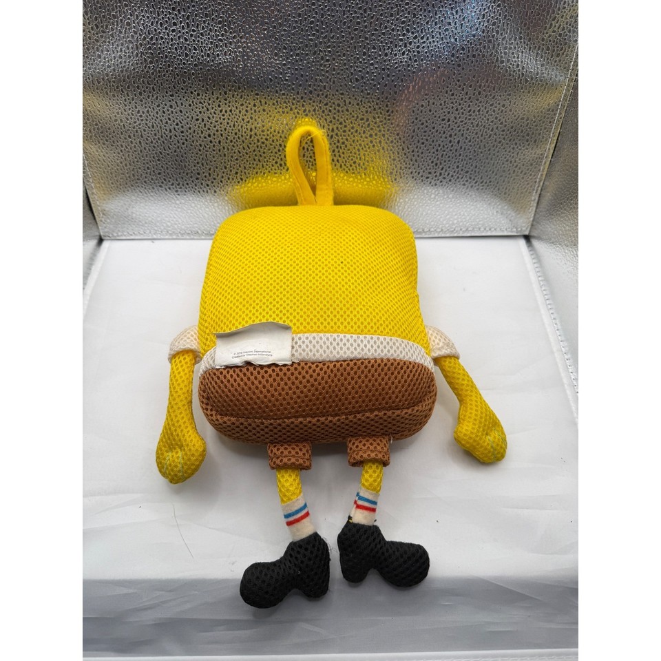 SpongeBob SquarePants Plush Toy Backpack Clip Yellow Character | eBay