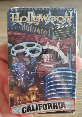 Hollywood California Playing Cards Movie Reel Capital Records Unused ...