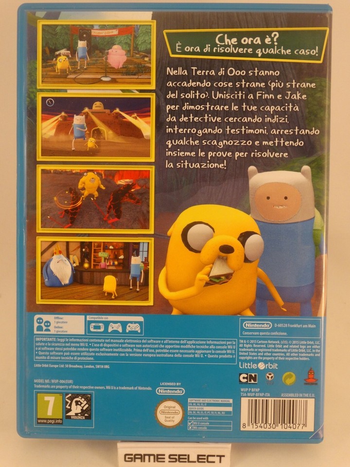 Adventure time Finn And Jake Detective Nintendo Wii U Pal Eu ...
