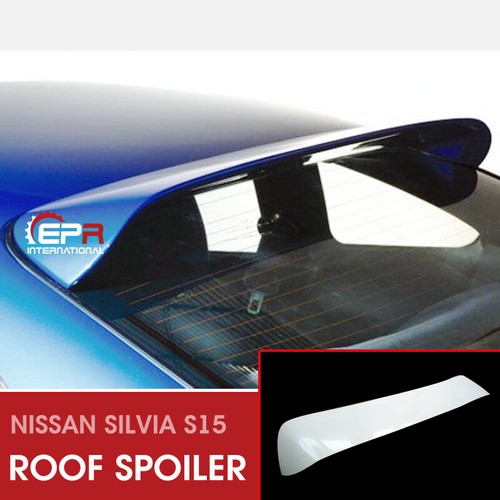 For Nissan Silvia S15 DM-Style FRP Fiber Glass Rear Trunk Roof Spoiler ...
