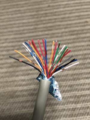 Multi-Conductor Cable 24 Conductor solid Shielded 26 AWG by the foot | eBay