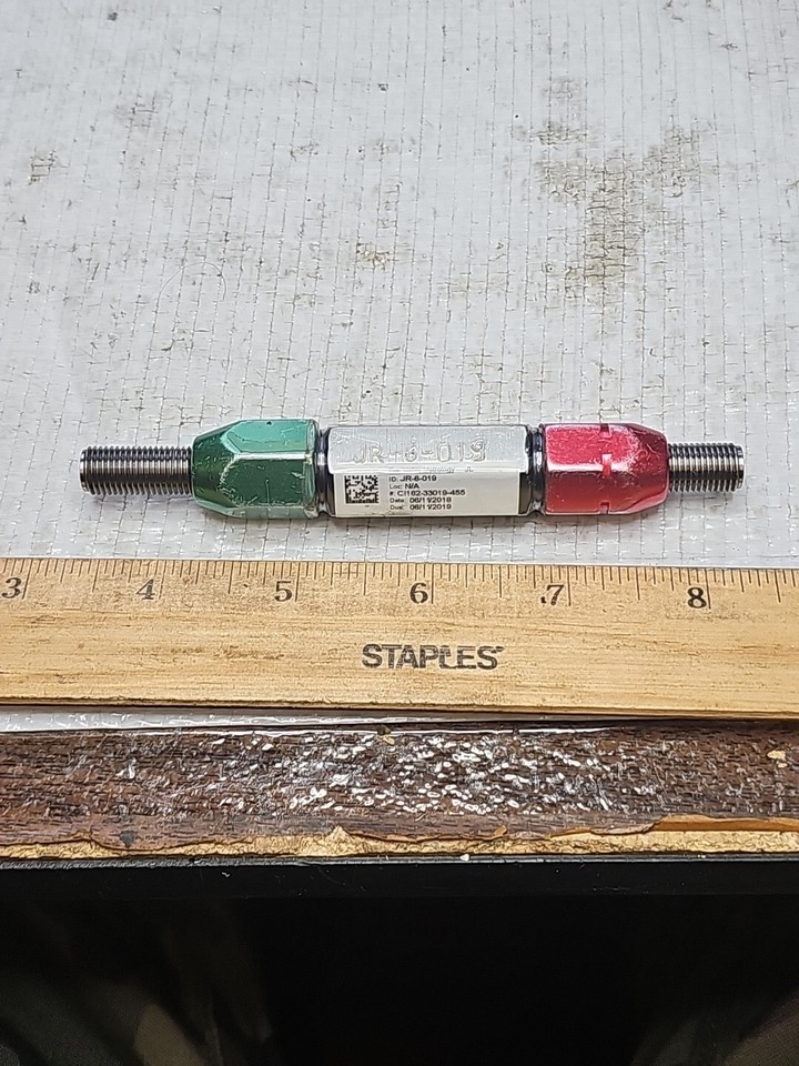 ALAMEDA 3/8-24 UNF-2B ~ Thread Plug Gage ~ Go No/Go ~ .3528 / .3479 | eBay