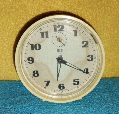 Old and rare BADUF Mechanical Alarm Clock working - Western Germany | eBay
