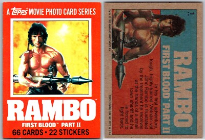 1985 Topps RAMBO Movie Cards & Stickers - Set Break - You Pick Your ...