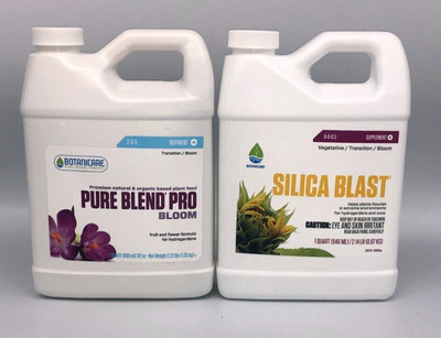 Botanicare Pure Blend Pro Bloom (Hydro) + Silica Blast Bundle - 1 Qt | eBay