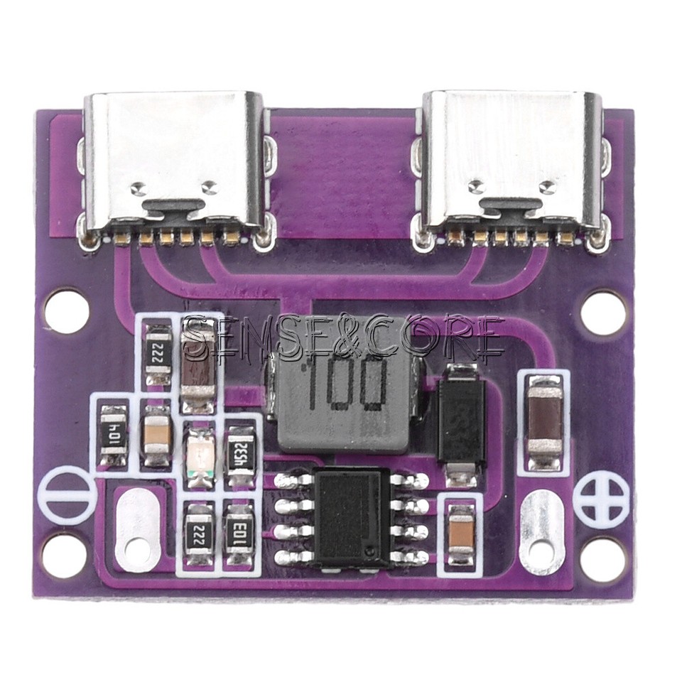 DC6V-36V to 5V 3A DC-DC Dual TYPE-C Step-Down Charging Module 9V/12V ...