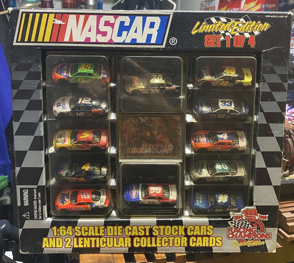 Nascar Limited Edition Collector's COMPLETE SET Racing Champions 1:64 ...
