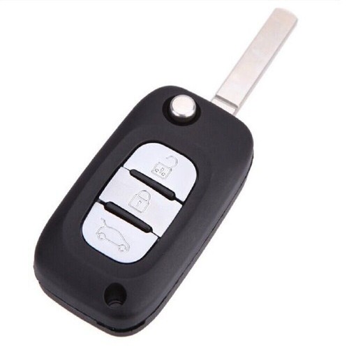 Replacement Remote Smart Key Fob 3 Button Fits Renault Clio Kangoo ...
