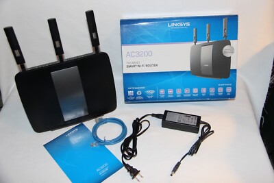 Linksys AC3200 EA9200 Tri-Band Smart Wi-Fi Wireless Router Gigabit ...